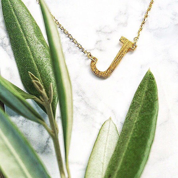 Jewelry | Letter J Initial Gold Chain Dainty Necklace | Poshmark
